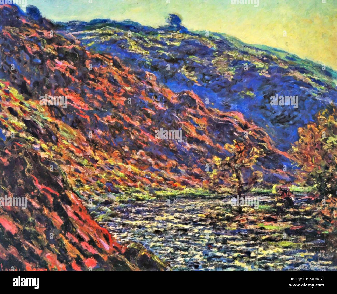 Gorge of the Petite Creuse, 1889 (painting) by Artist Monet, Claude ...