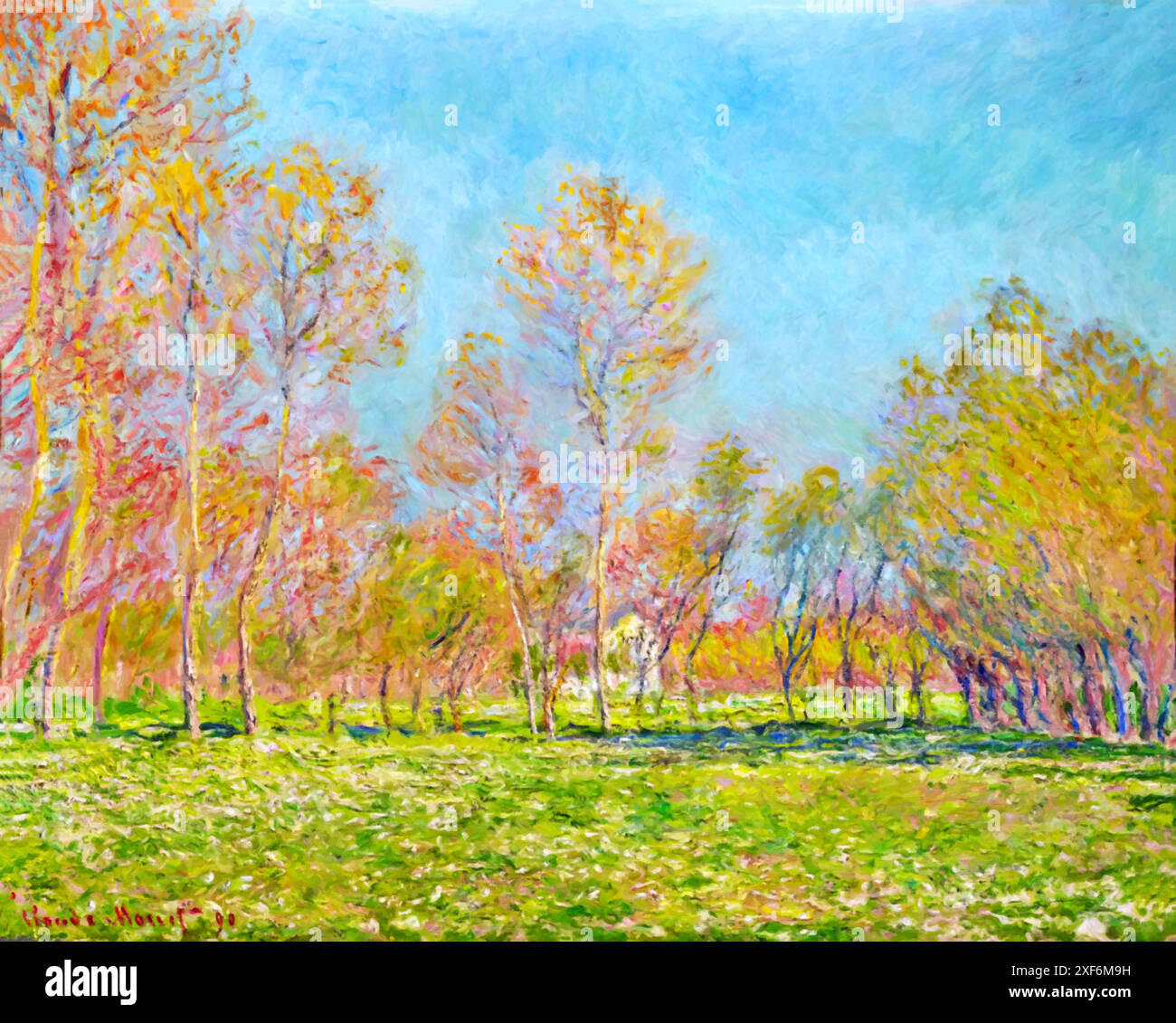 Springtime 1873 Claude Monet