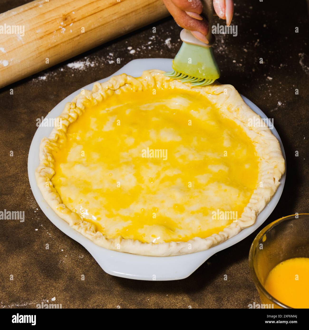 Delicious tuna pie for lunch Stock Photo - Alamy