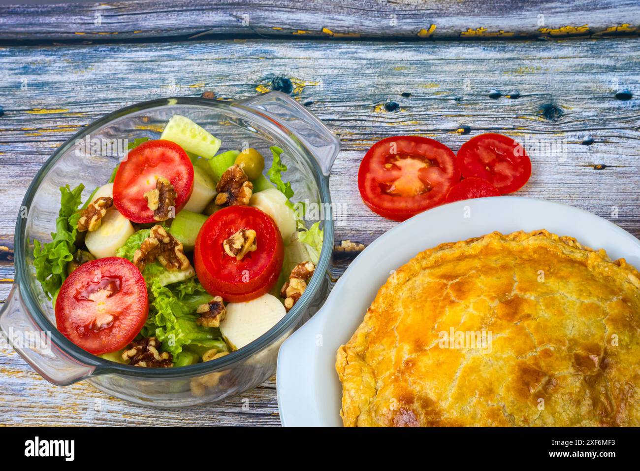 Delicious tuna pie for lunch Stock Photo - Alamy