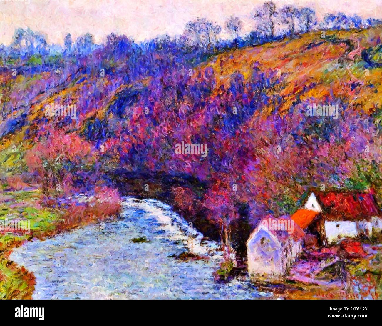 The mill at Vervy, 1889 (painting) by Artist Monet, Claude (1840-1926 ...