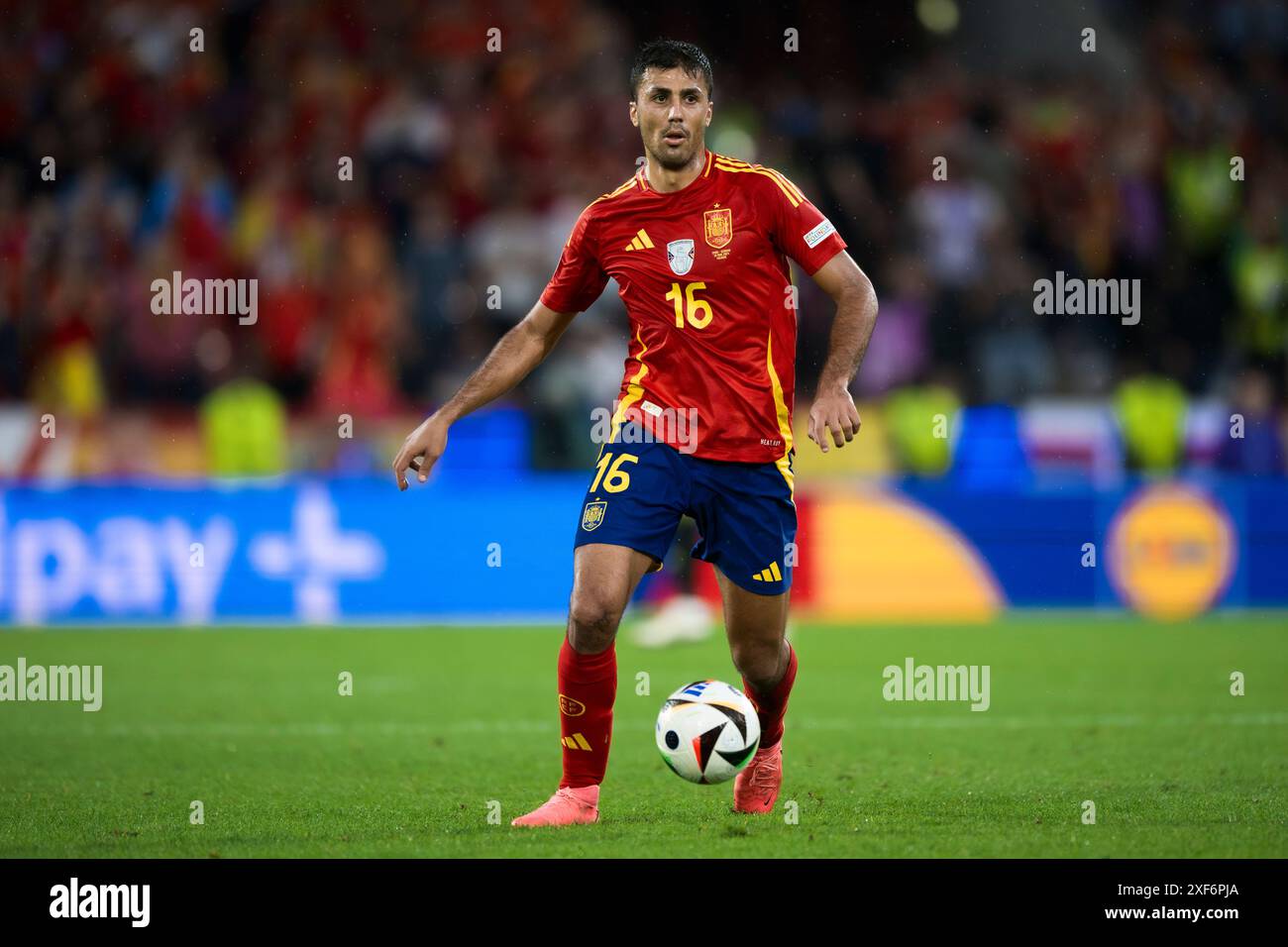 Cologne, Germany. 30 June 2024. Rodri of Spain in action during the ...