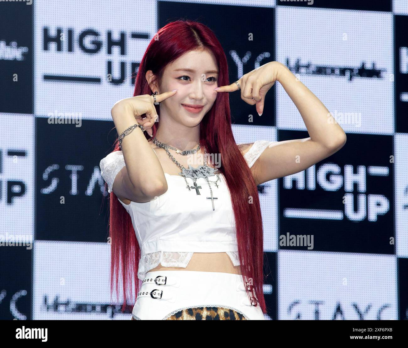 1 July 2024 - Seoul, South Korea : South Korean singer Sumin, member of ...