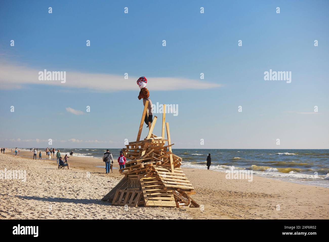 St. Hans Day on the seashore in Denmark Stock Photo - Alamy