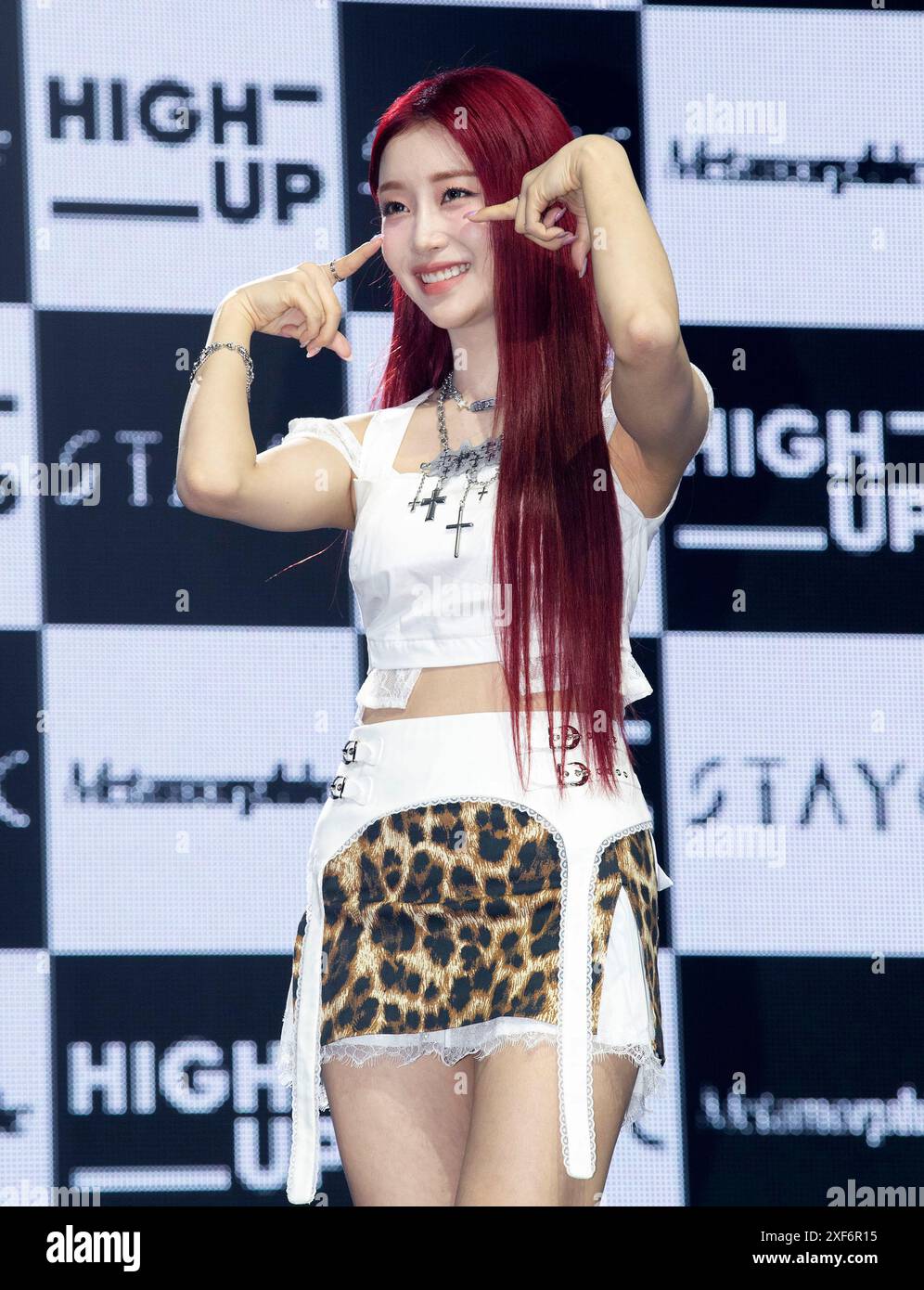 Seoul, South Korea. 1st July, 2024. South Korean singer Sumin, member of K-Pop girl group STAYC ...