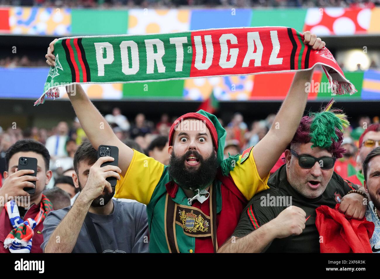 Portugal fans during the UEFA Euro 2024, round of 16 match at the ...