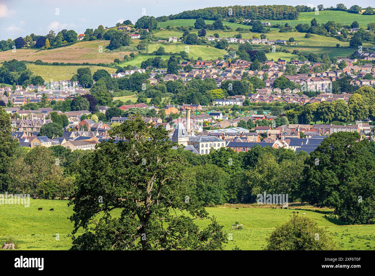 A view of Ebley, Cashes Green & Westrip in the Stroud Valleys ...