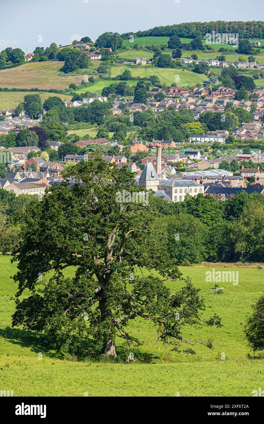 A view of Ebley, Cashes Green & Westrip in the Stroud Valleys ...