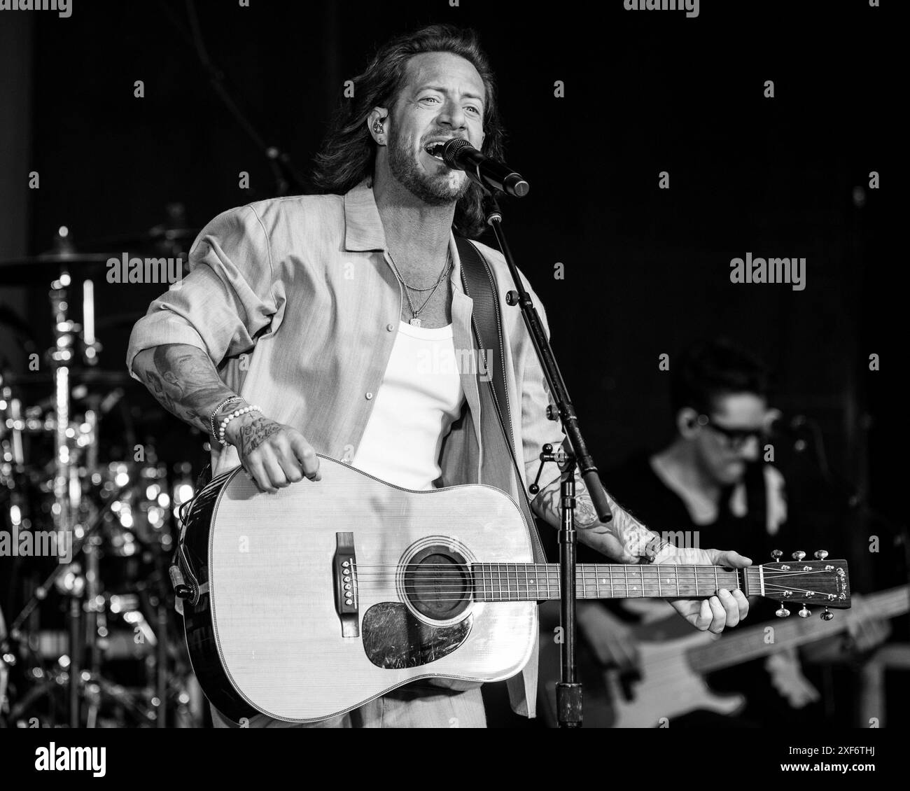 Ny. 28th June, 2024. Tyler Hubbard on stage for Fox & Friends All ...