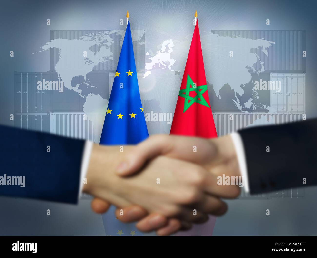 Free trade agreement map hi-res stock photography and images - Alamy