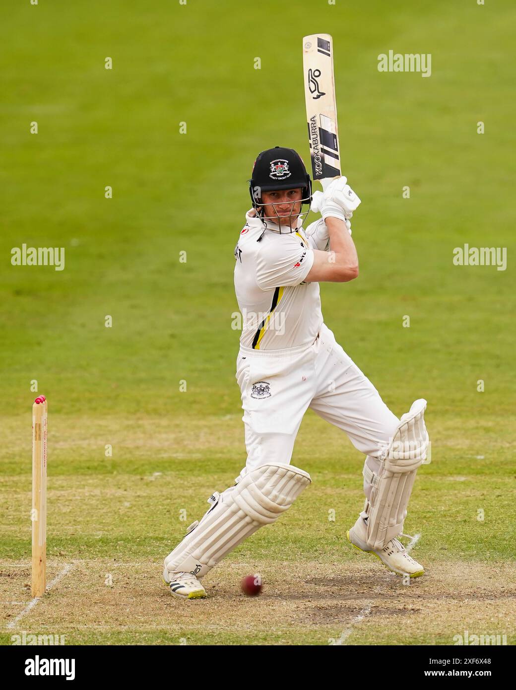 Cheltenham, UK, 1 July 2024. Gloucestershire's Cameron Bancroft batting ...