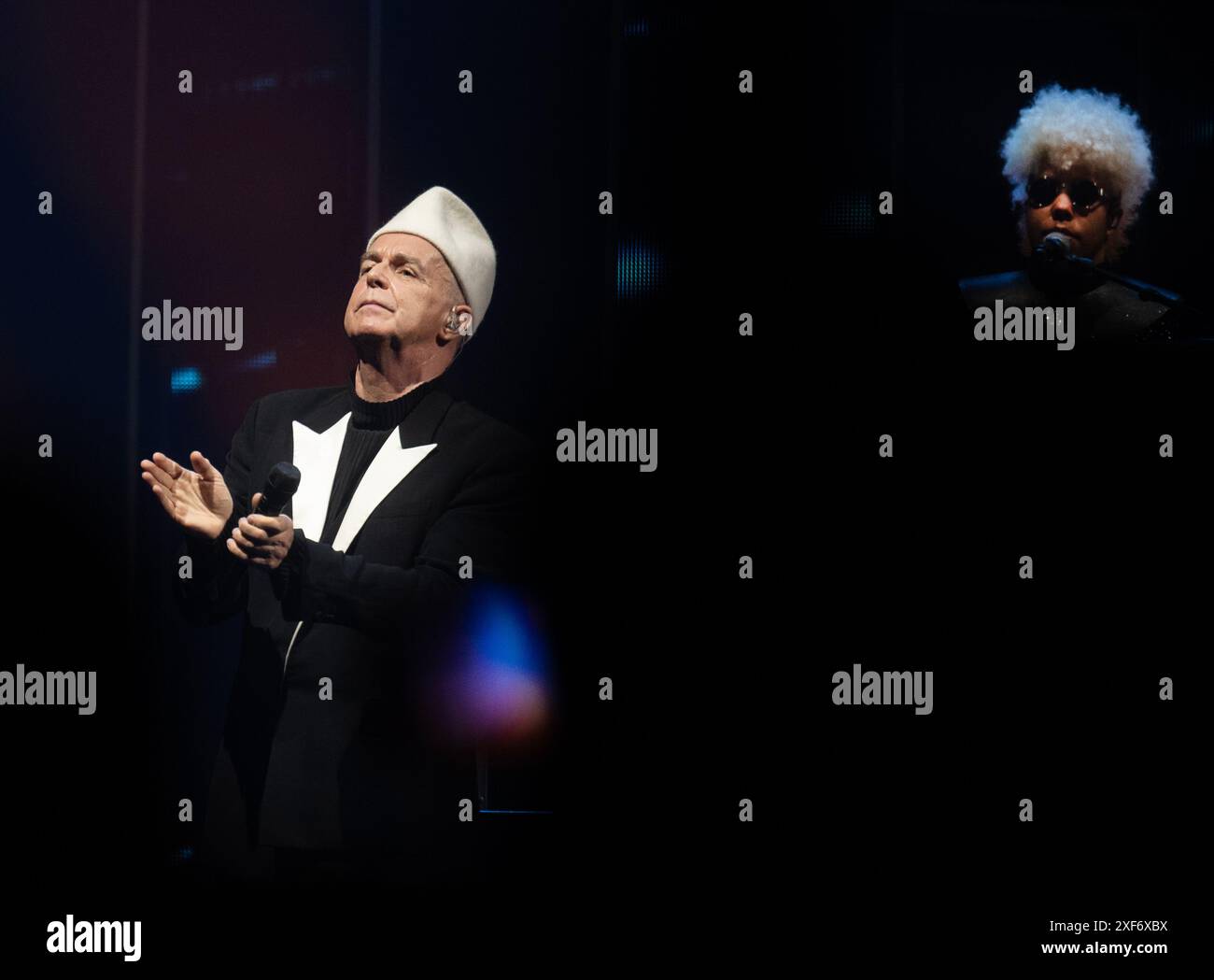 Praha, Czech Republic. 01st July, 2024. Singer Neil Tennant (left) of ...