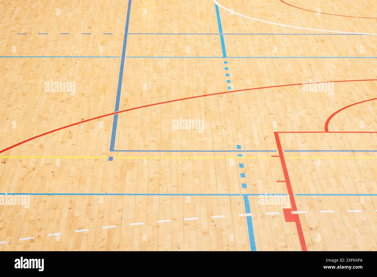 Empty indoor football field marking hi-res stock photography and images ...