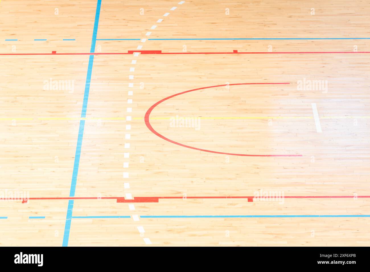 Empty indoor football field marking hi-res stock photography and images ...