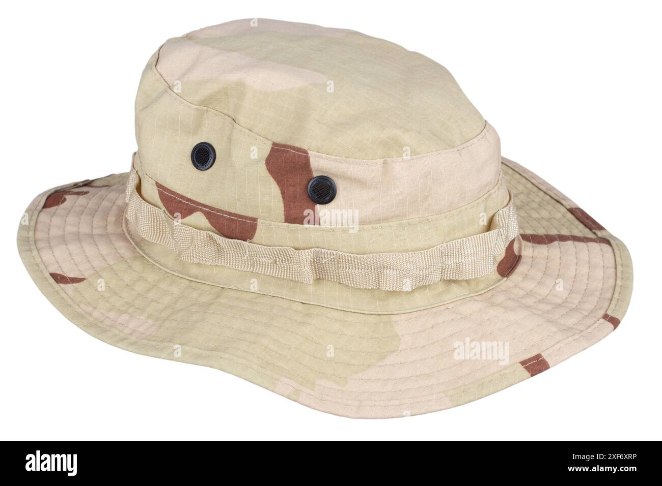 desert camo US ARMY boonie hat isolated on white background Stock Photo ...
