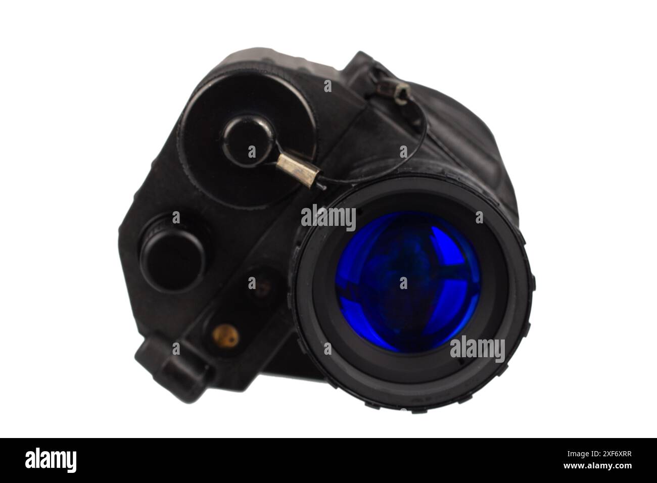 US ARMY night vision monocular isolated on white background Stock Photo ...