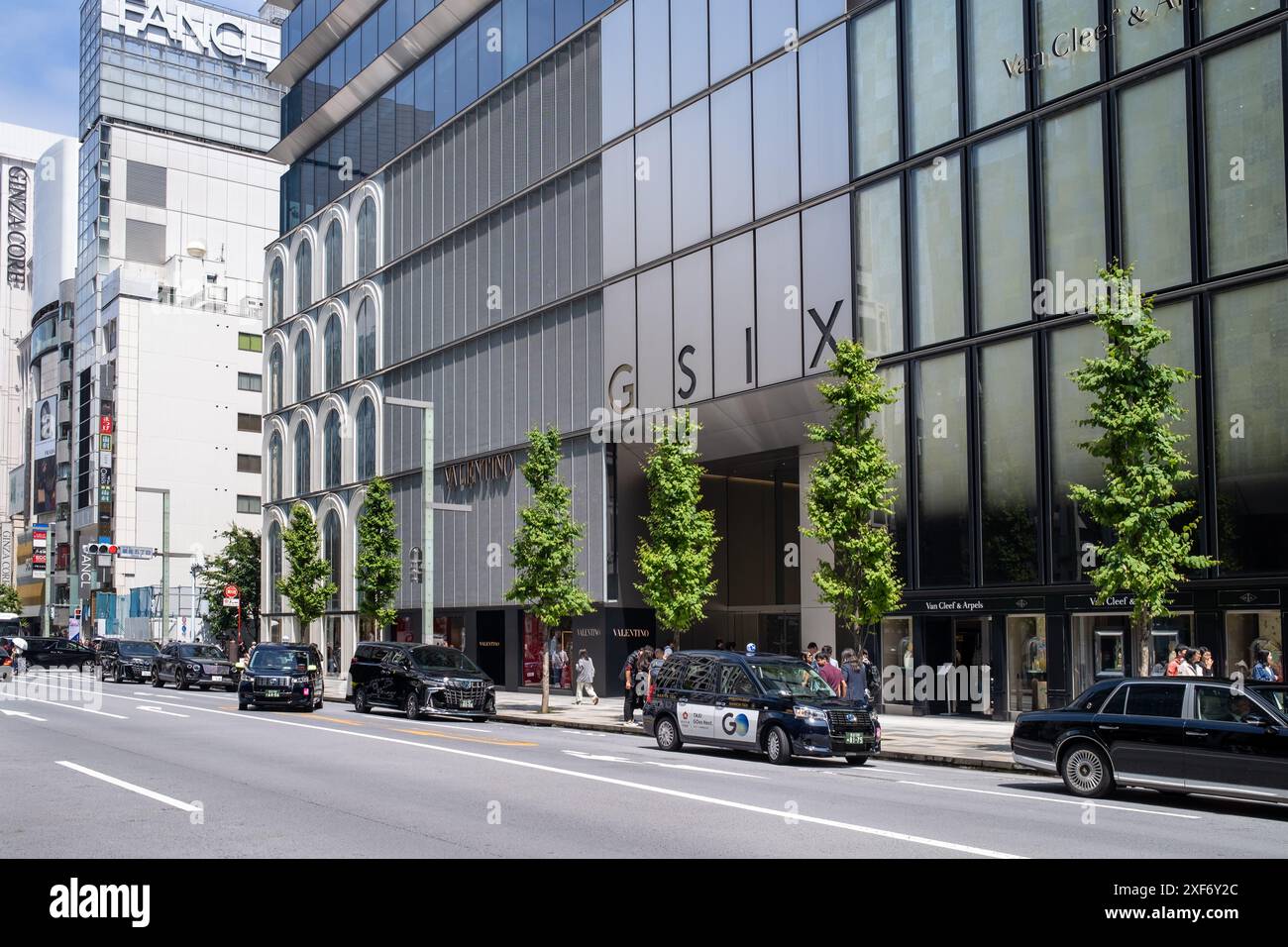 G Six Ginza Tokyo Japan Stock Photo - Alamy