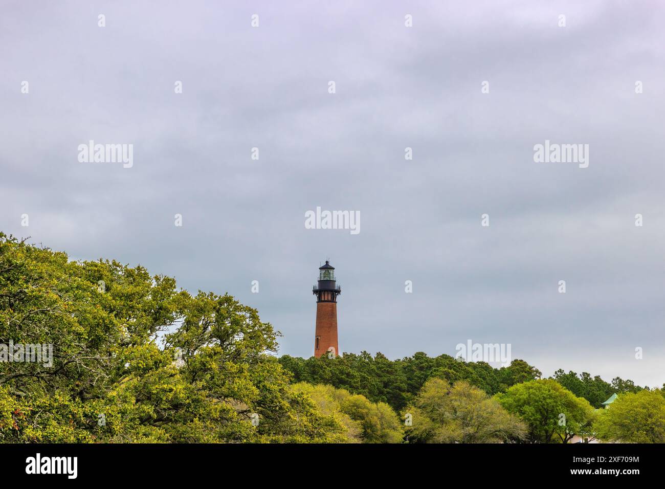 Currituck Beach Lighthouse built in 1875 on Corolla Island in Outer ...