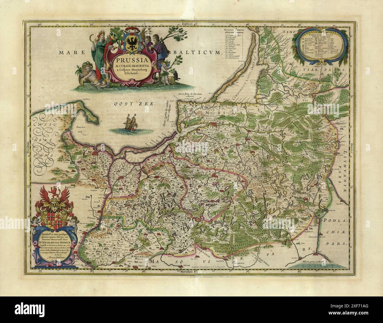 17th century map of prussia hi-res stock photography and images - Alamy