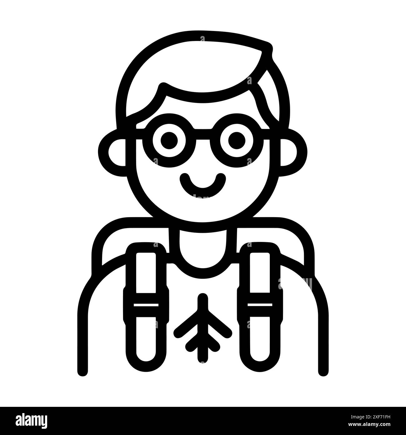 passenger icon or modern line symbol. Vector line art and icon design ...