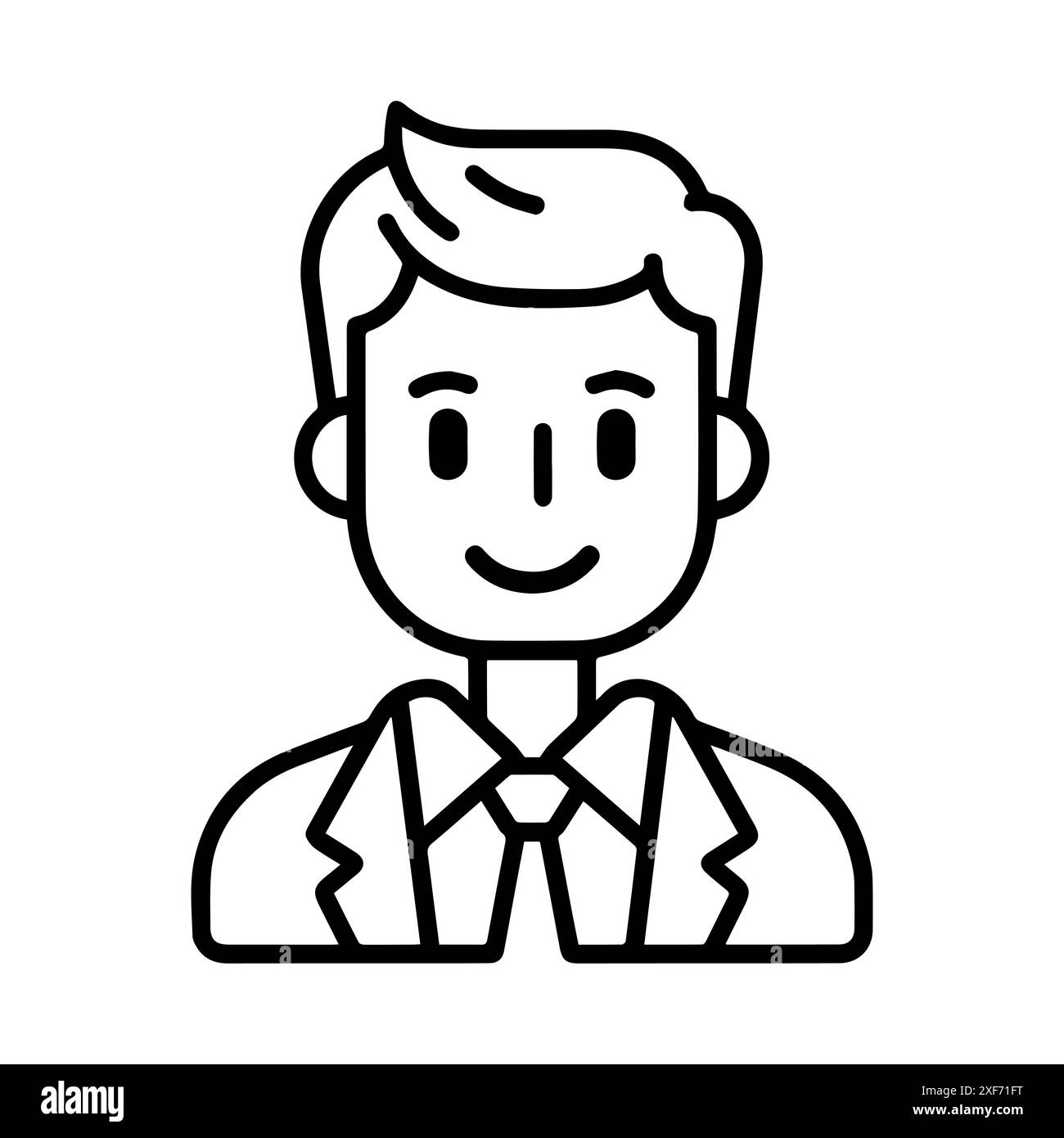 manager icon or modern line symbol. Vector line art and icon design ...