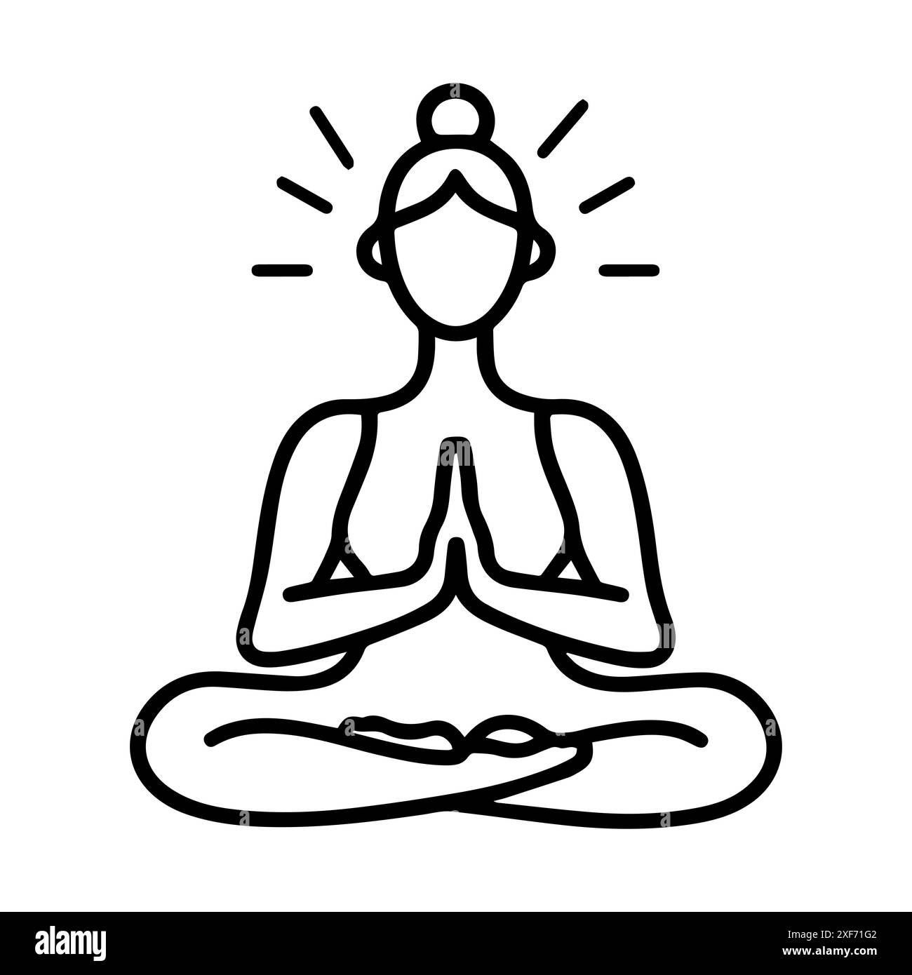Therapy meditating Black and White Stock Photos & Images - Alamy
