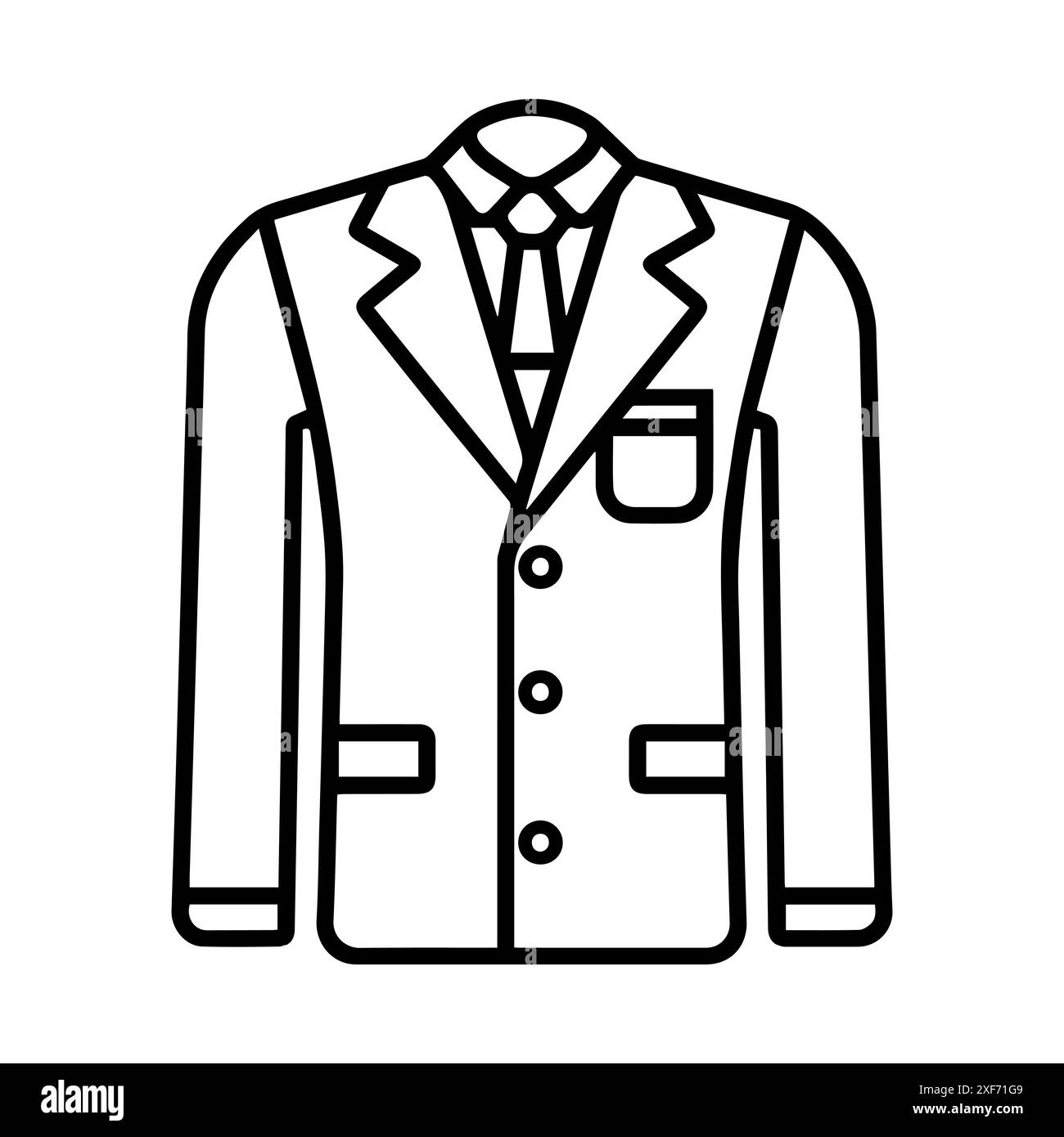uniform icon or modern line symbol. Vector line art and icon design ...