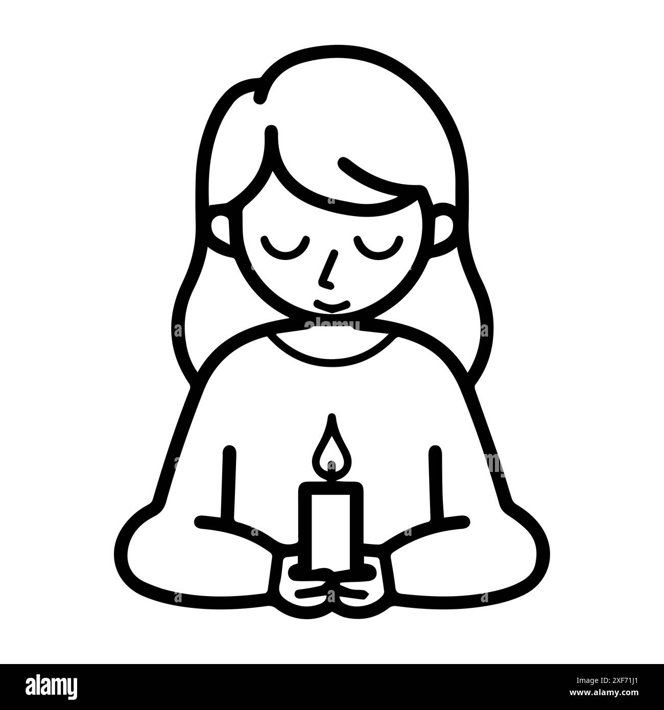 Woman coffin Stock Vector Images - Alamy