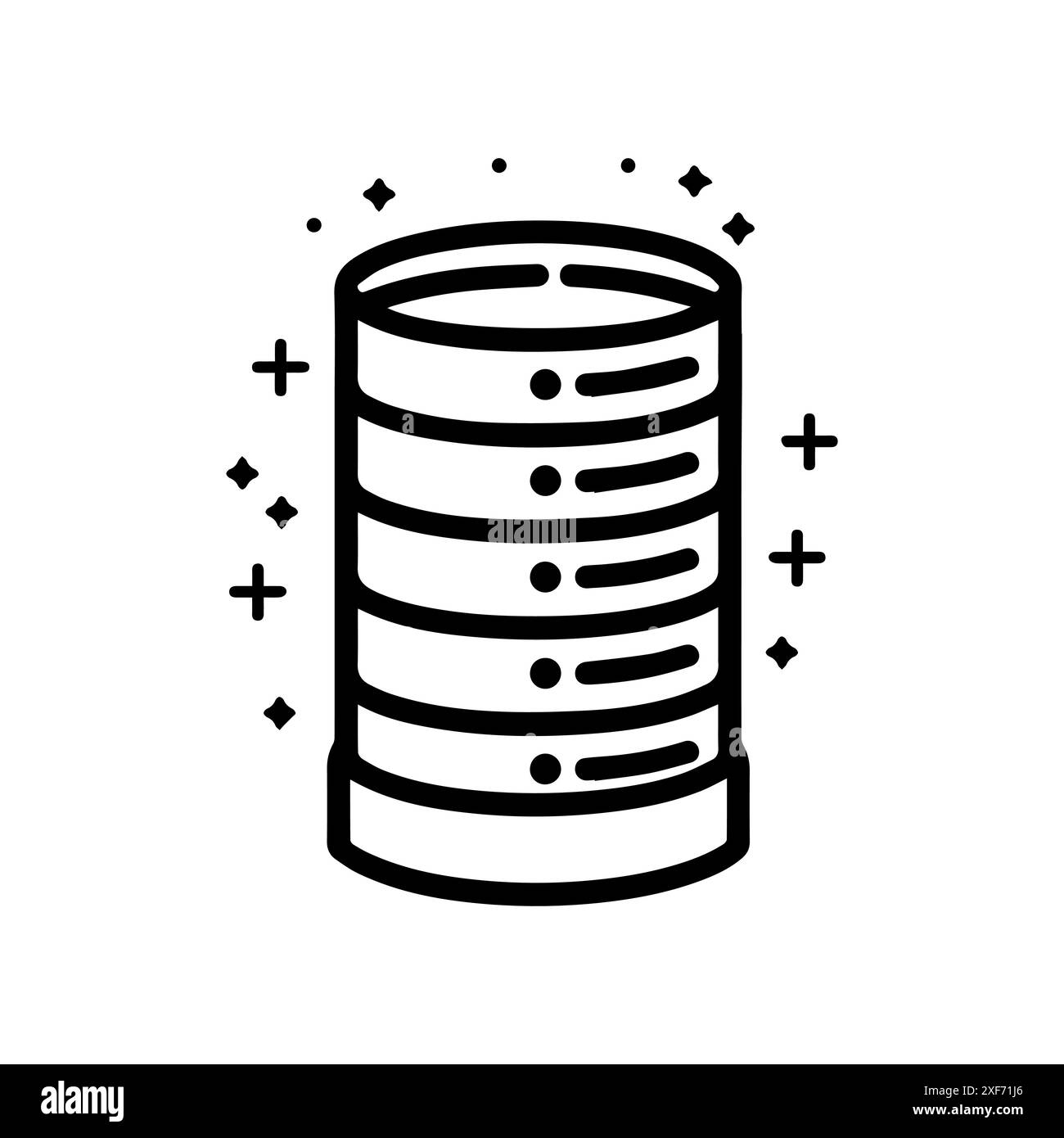 Computer file cloud big data center Black and White Stock Photos ...