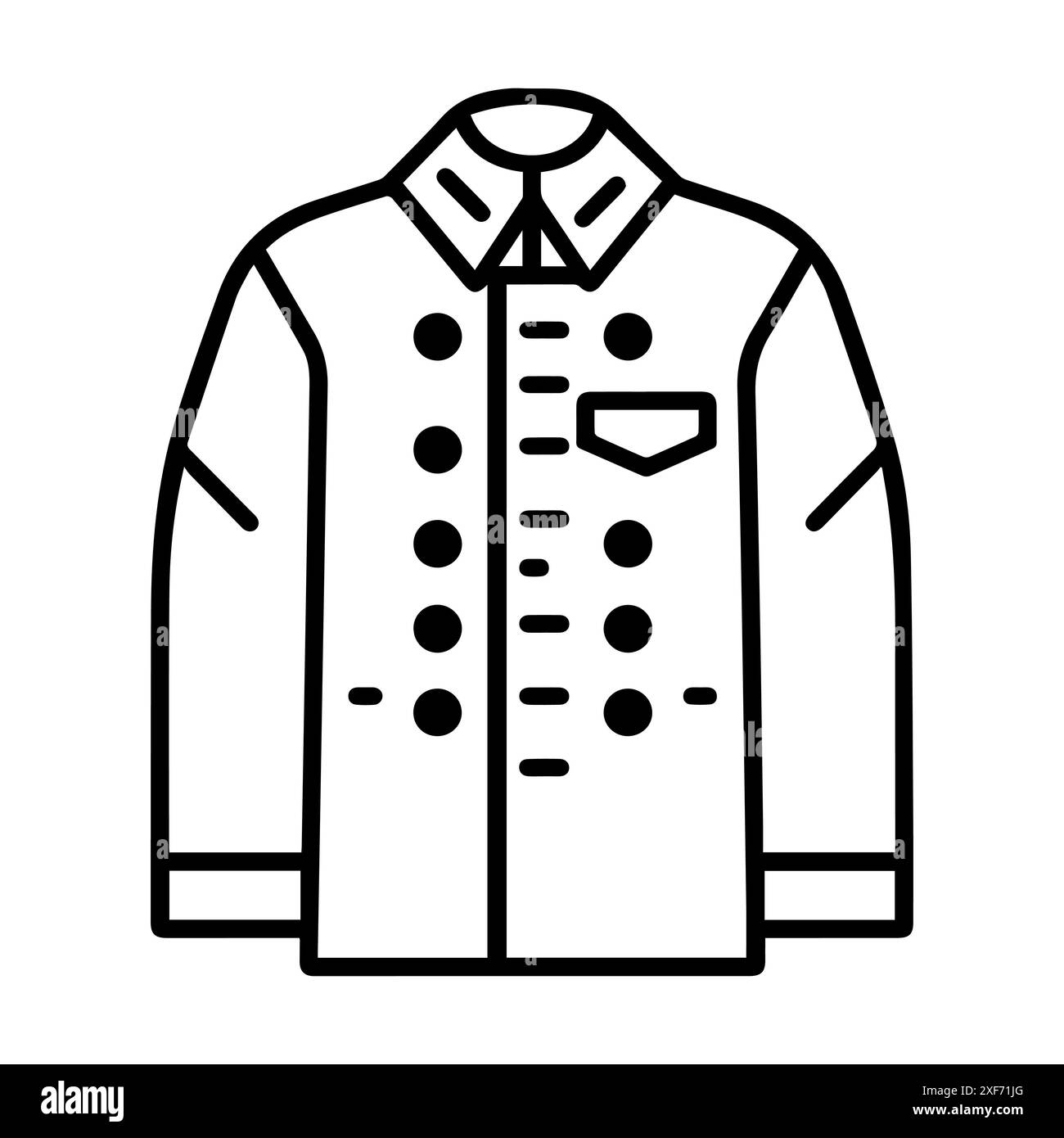 uniform icon or modern line symbol. Vector line art and icon design ...