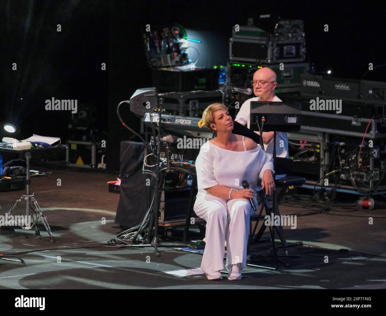 Teatro Romano, Verona, Italy, June 30, 2024, Paola Folli, Jantoman ...