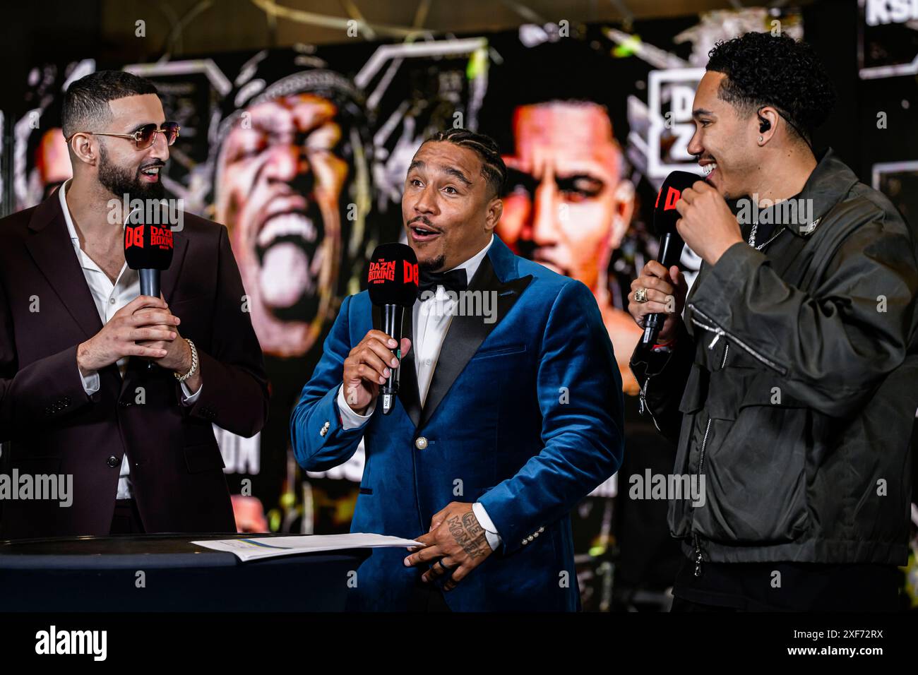 LONDON, UNITED KINGDOM. 01 Jul, 2024. Anthony Taylor (centre) and SILM ...