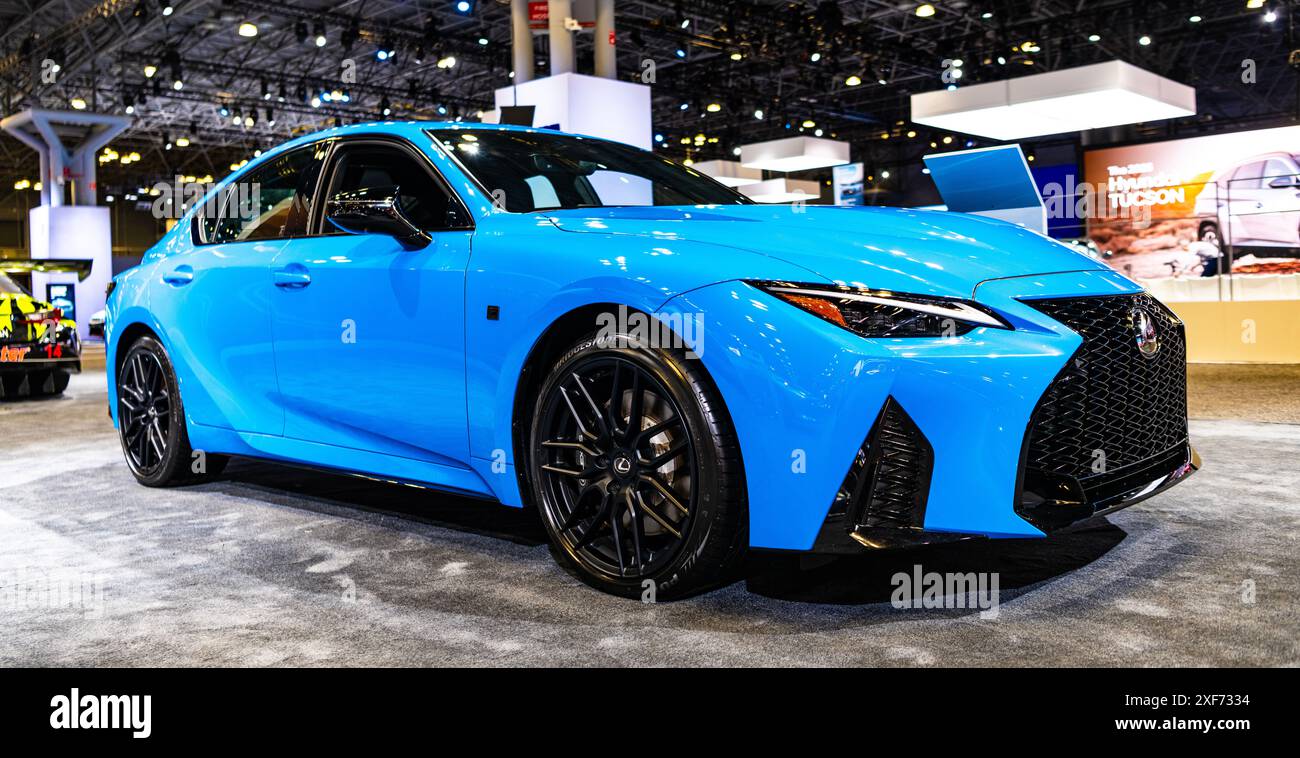 New York City, USA - March 27, 2024: 2024 Lexus IS 500 F SPORT ...