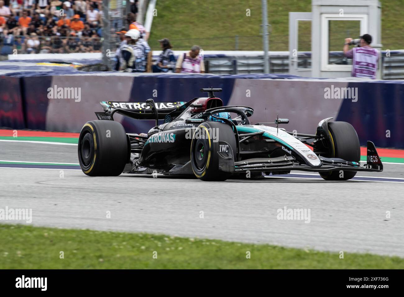 George Russell Mercedes AMG during The Formula 1 GP of Austria 2024 in ...