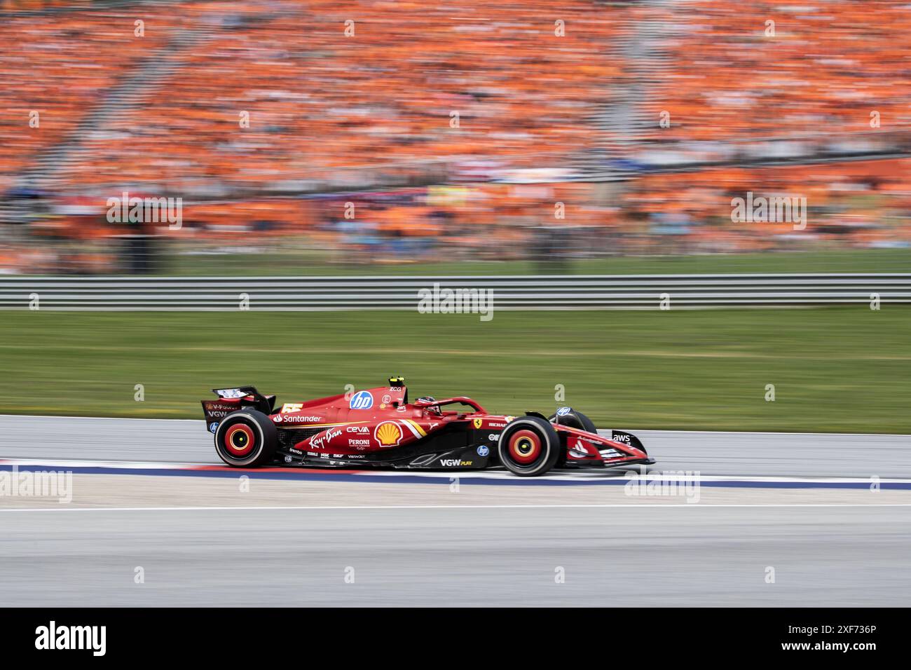 Carlos Sainz Scuderia Ferrari During The Formula 1 GP of Austria 2024 ...