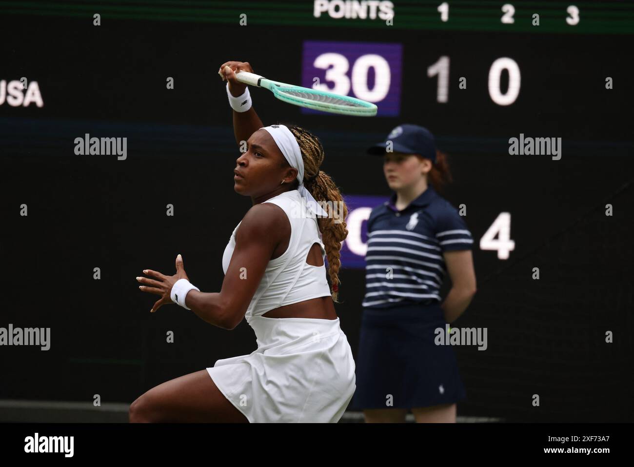 Coco gauff wimbledon hi-res stock photography and images - Alamy