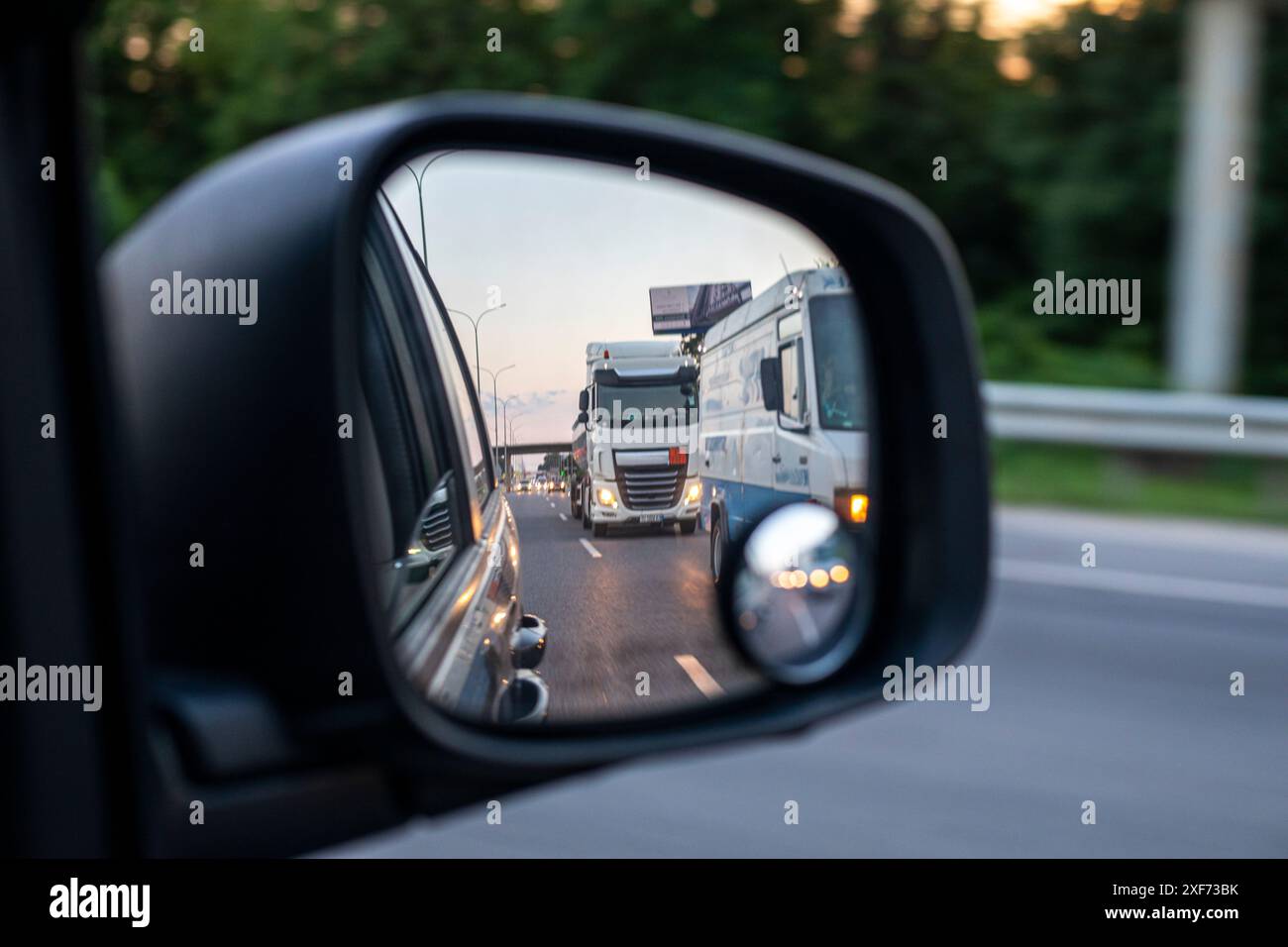 Car mirror right hand drive hi-res stock photography and images - Alamy