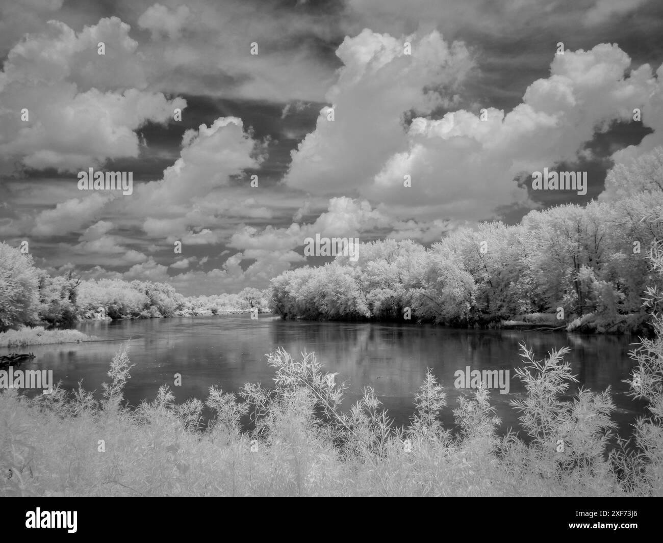 Infrared of Minnesota River, Minnesota River Valley Wildlife Refuge ...