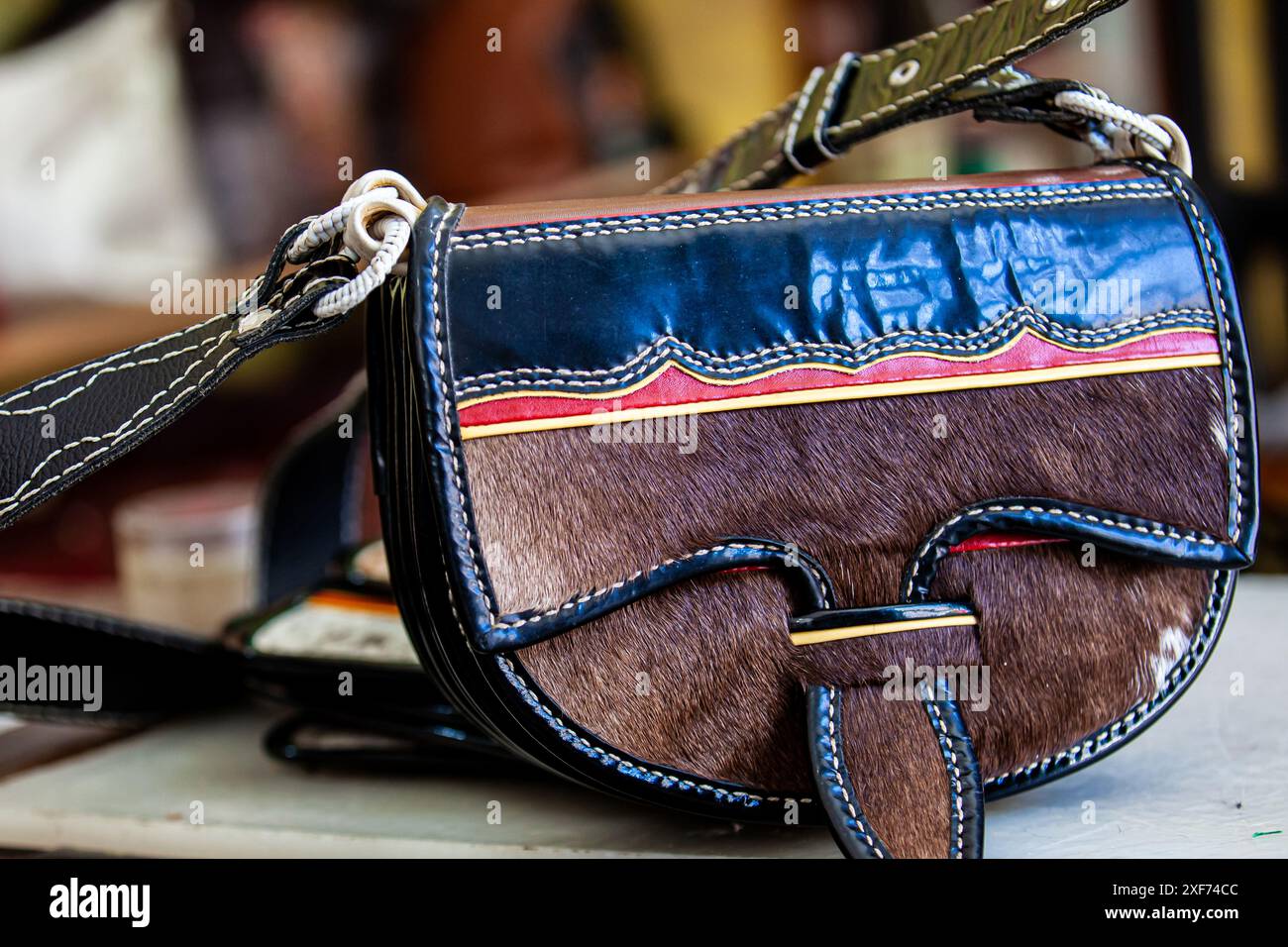 Colombian traditional leather satchel from the Antioquia Region called ...