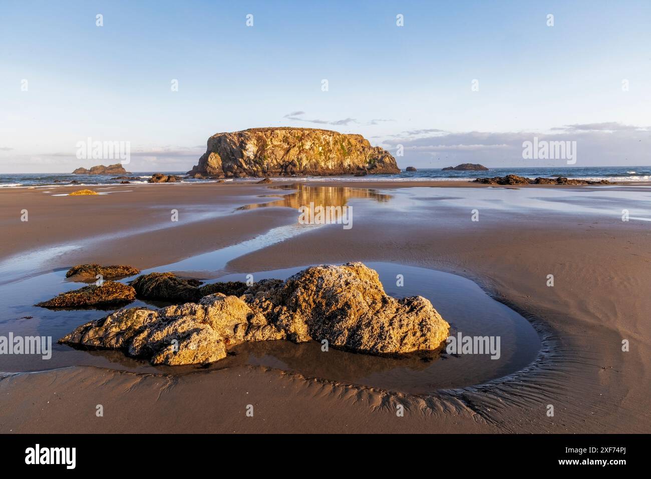 Table Rock at Bandon, Oregon, USA Stock Photo - Alamy