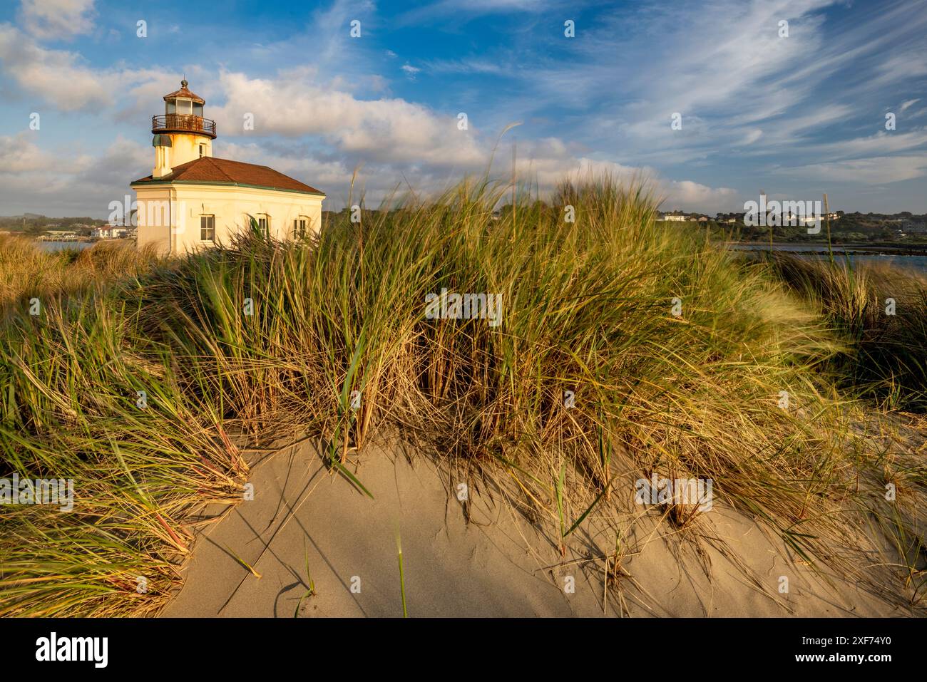 Coquille River Lighthouse in Bandon, Oregon, USA Stock Photo - Alamy