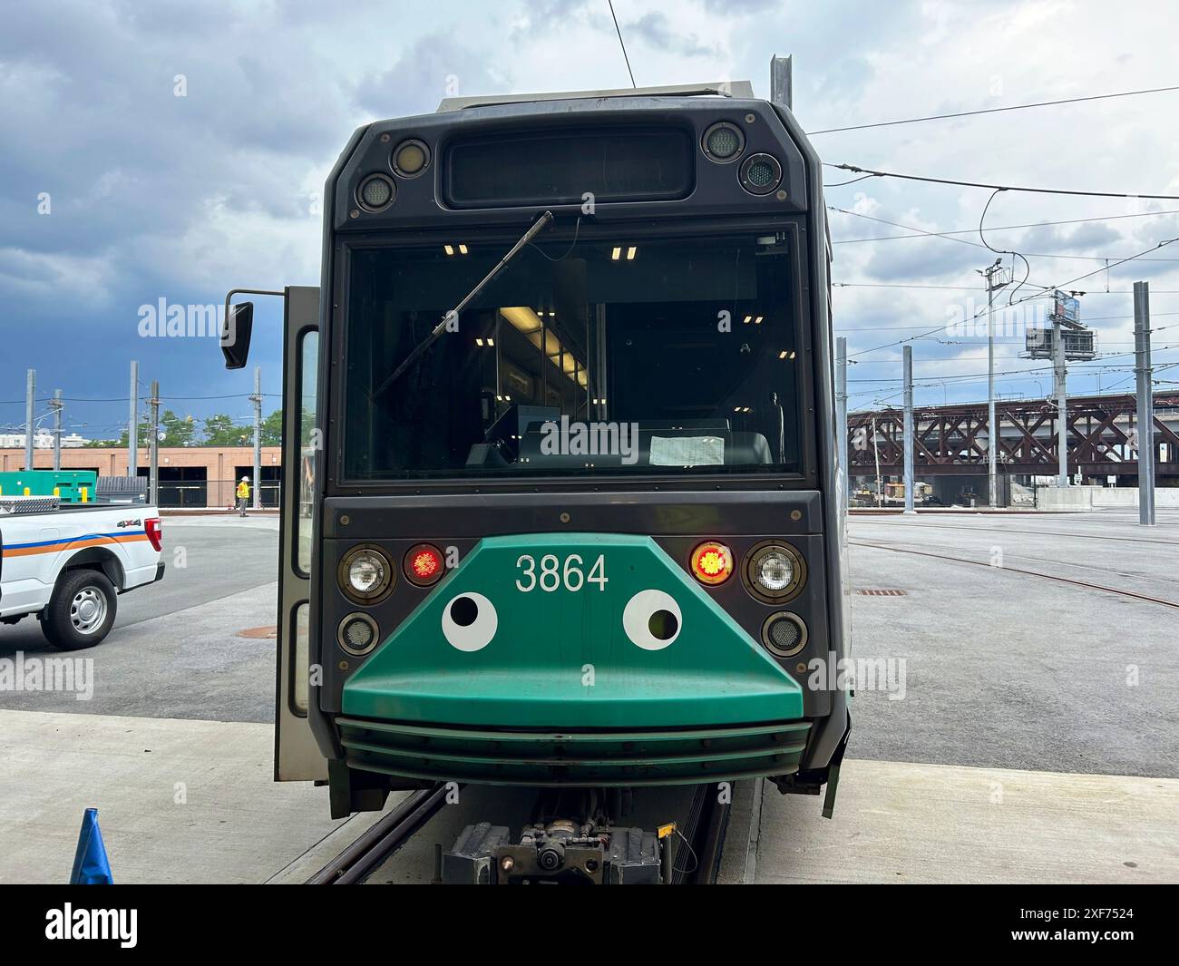 In this undated photo released by the Massachusetts Bay Transportation ...