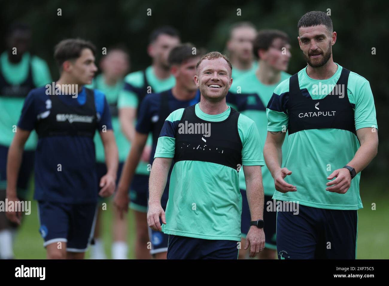 Maiden Castle, Durham City on Monday 1st July 2024. Hartlepool United's ...