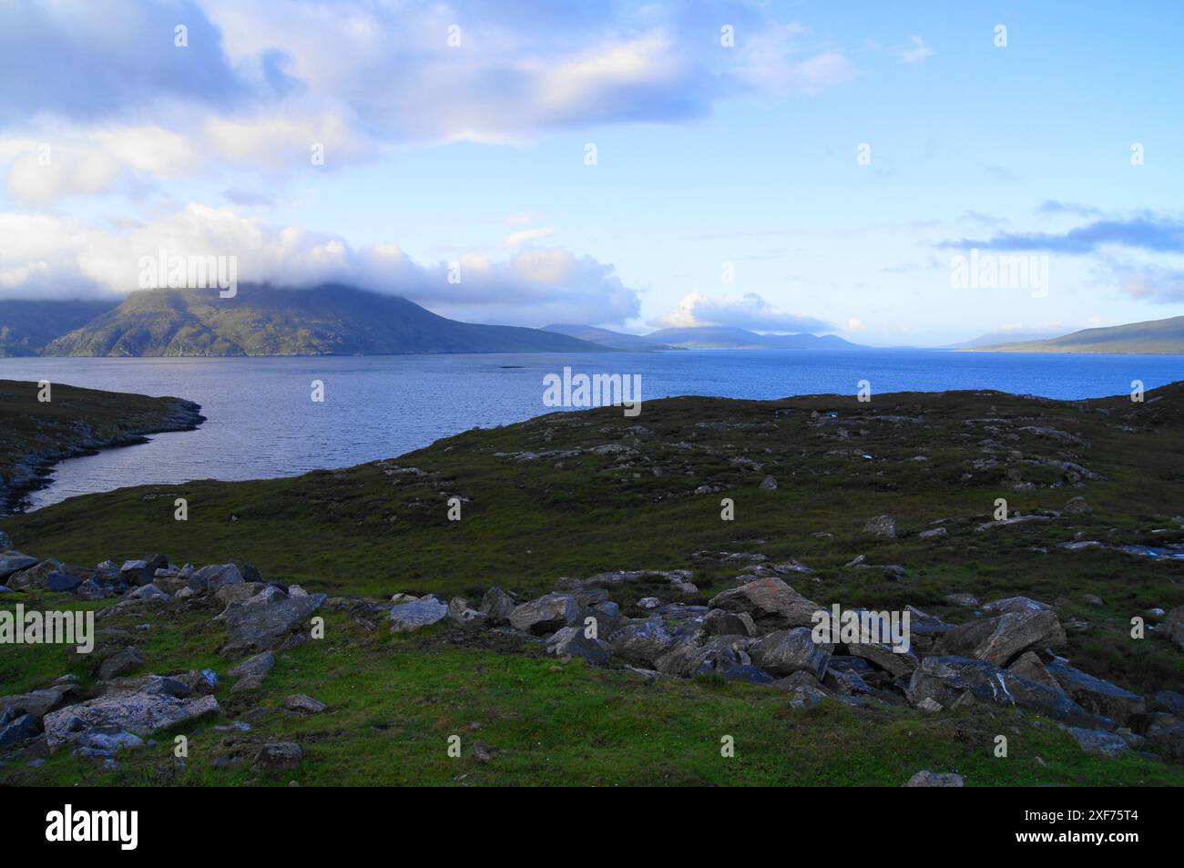 Loch Mhiabhaig which is a branch off West Loch Tarbert on the Isle of ...