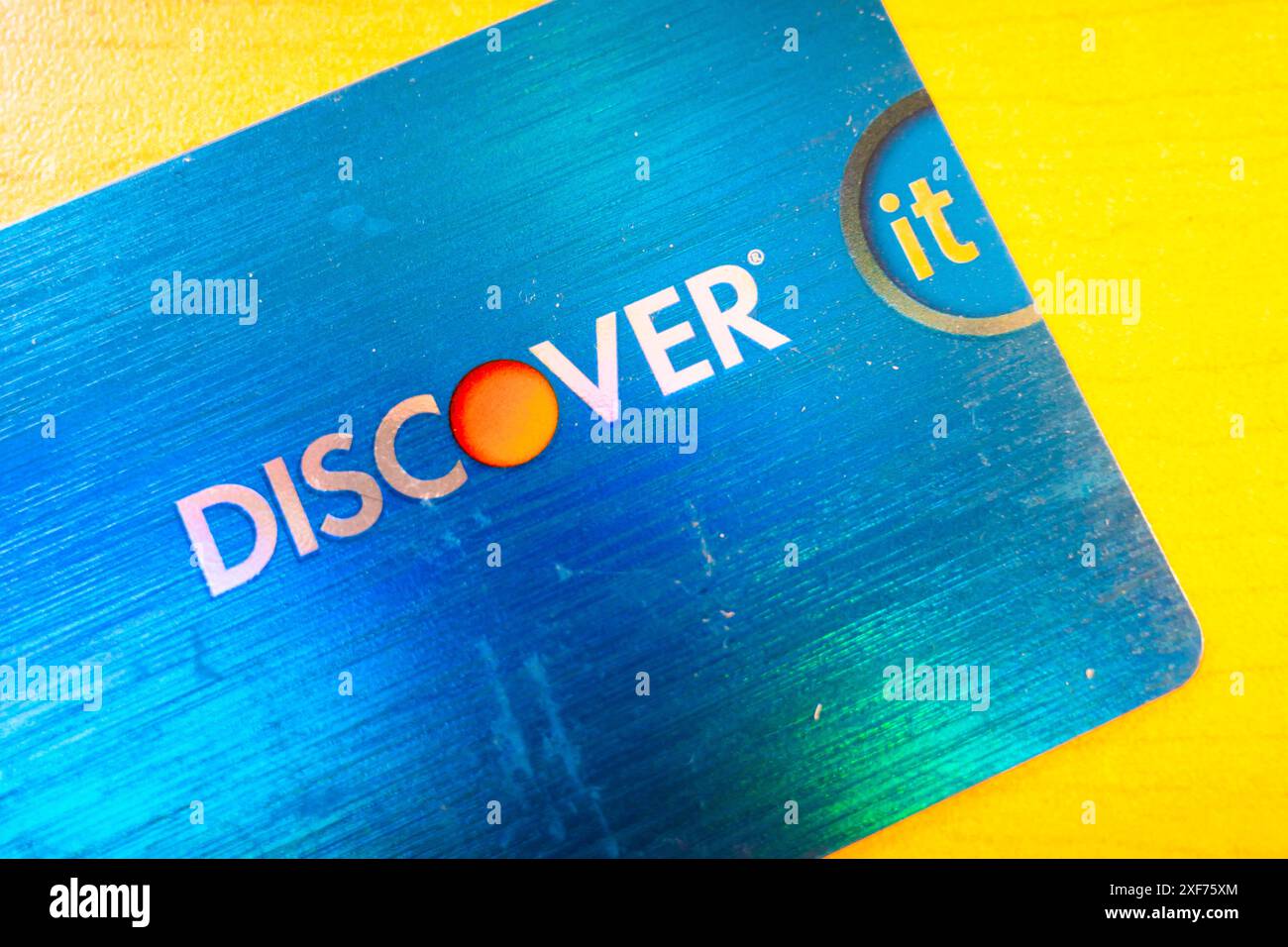 New York, New York, USA. 1st July, 2024. A Discover Bank consumer ...