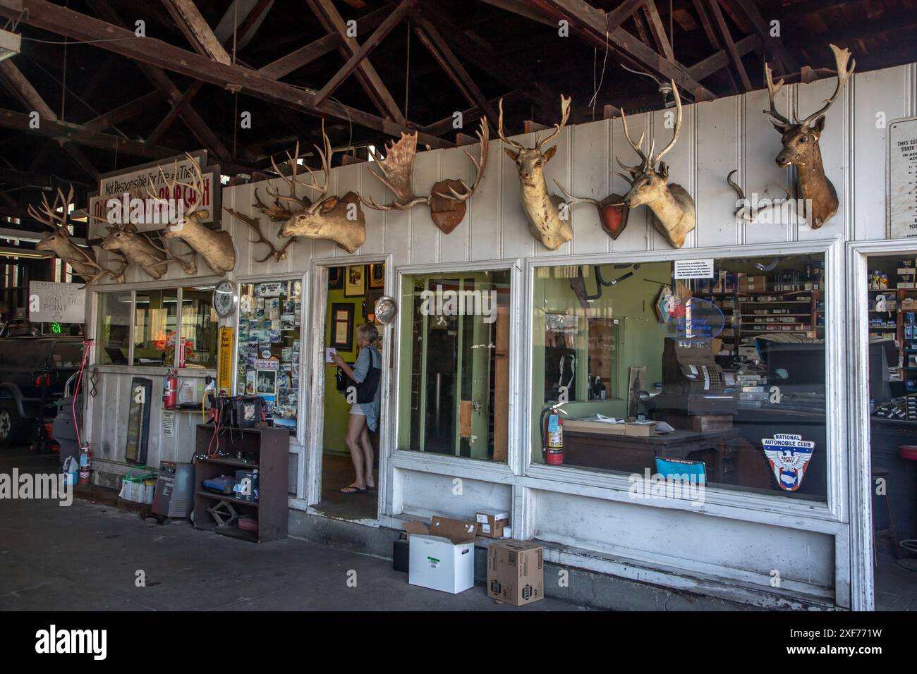 Point Reyes Station is on Highway One in Marin County, California Stock ...