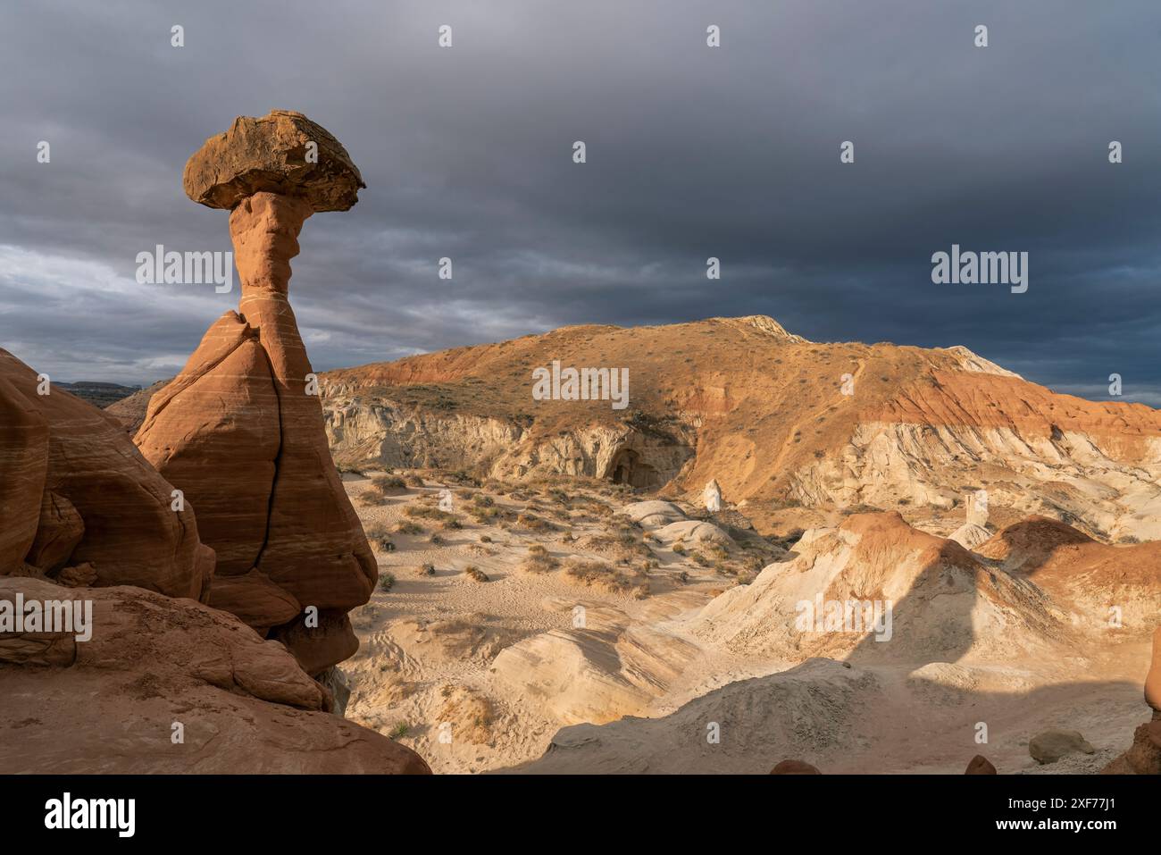 USA, Utah, Grand Staircase Escalante National Monument. Hoodoo ...