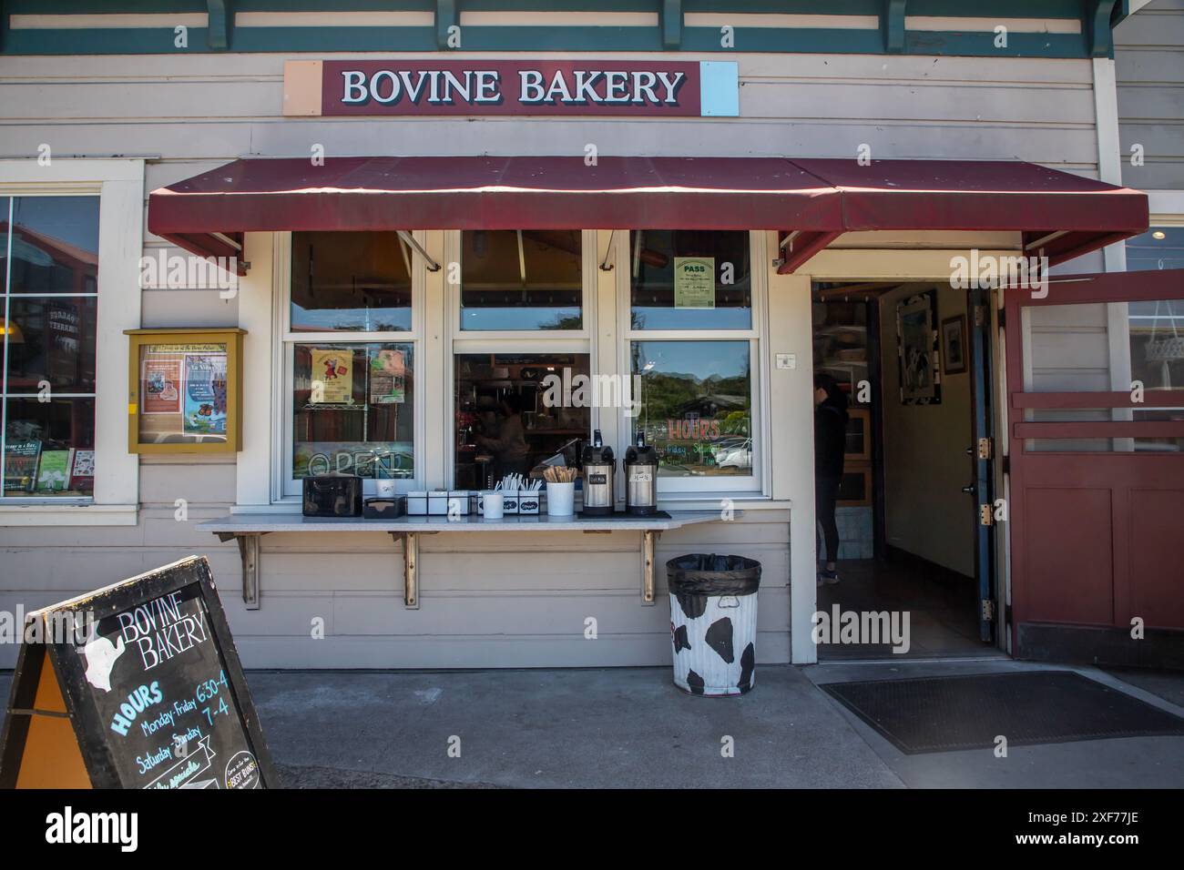 Point Reyes Station is on Highway One in Marin County, California Stock ...