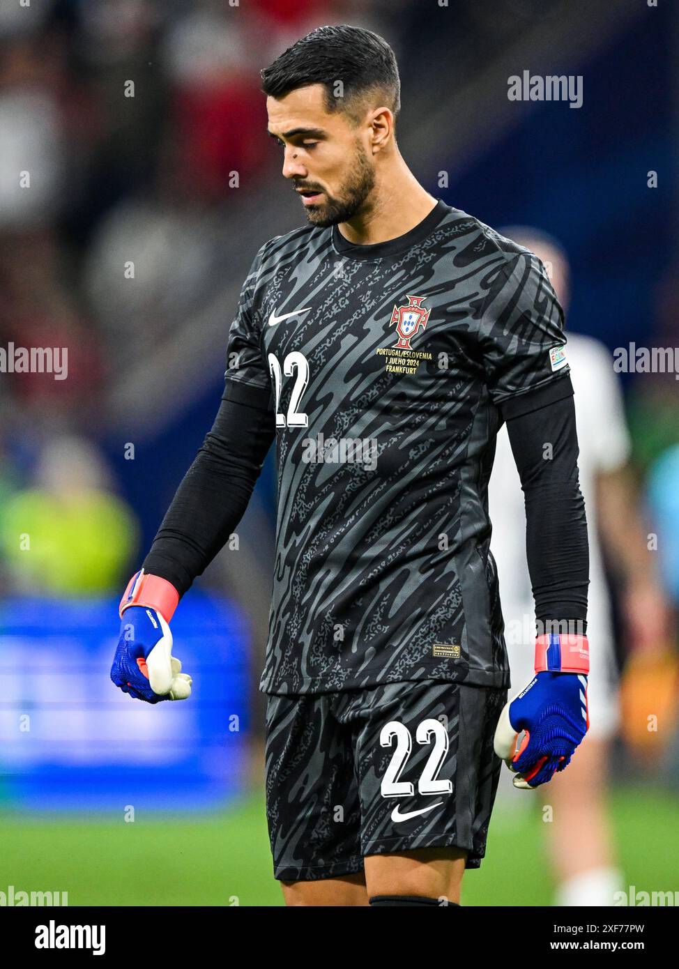 FRANKFURT - Portugal goalkeeper Diogo Costa during the UEFA EURO 2024 ...