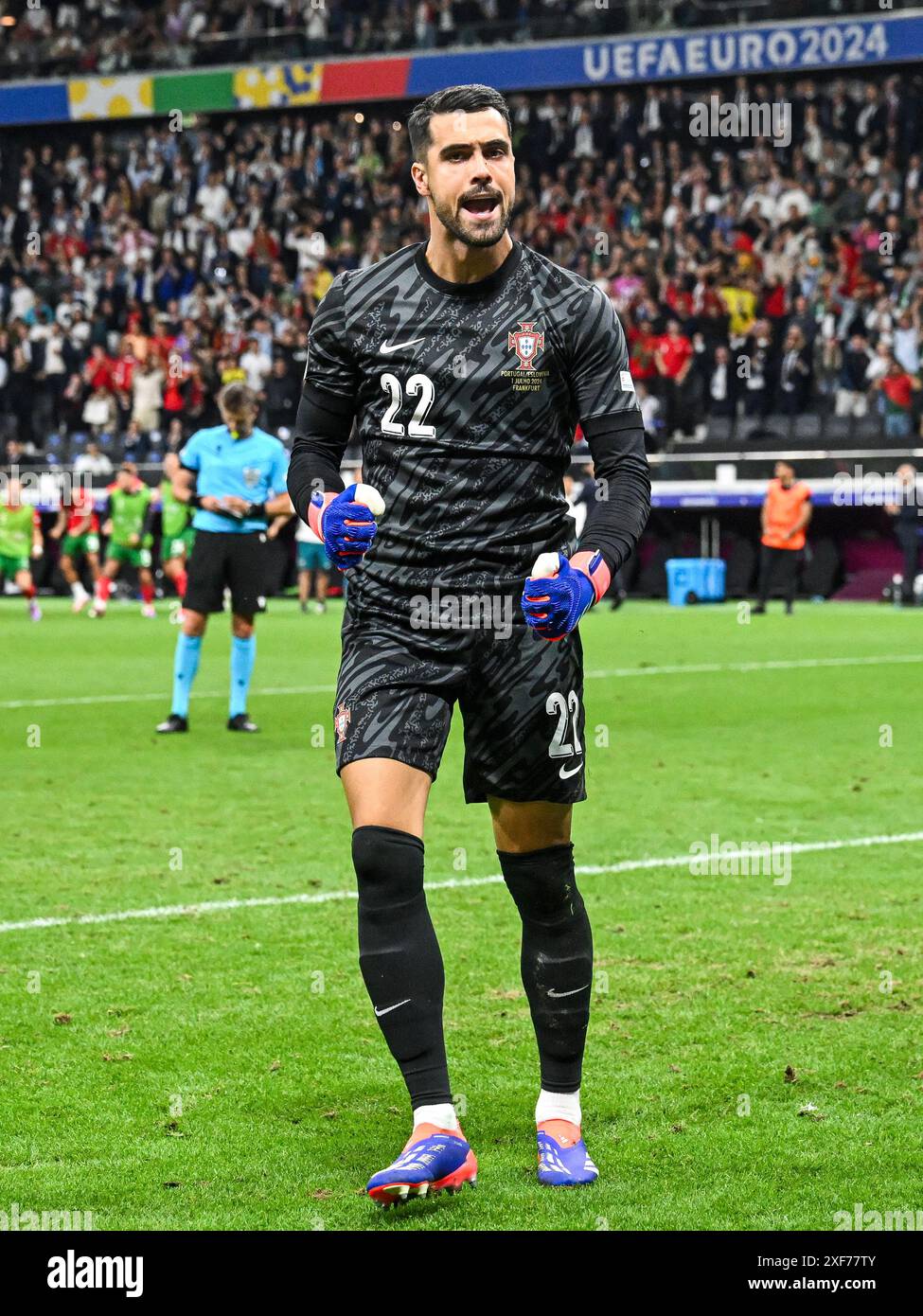 FRANKFURT - Portugal goalkeeper Diogo Costa during the UEFA EURO 2024 ...